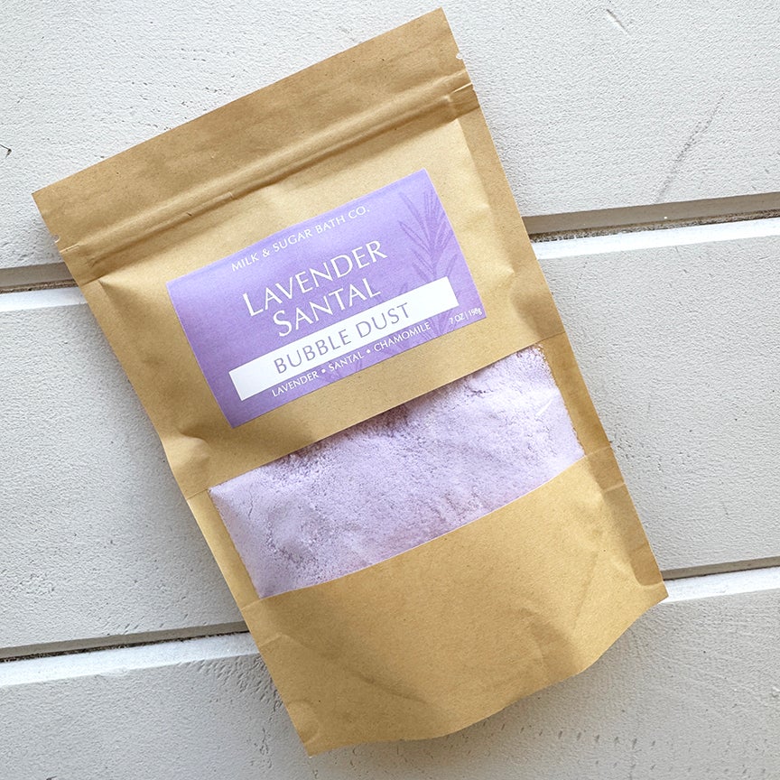 Lavender Chamomile Bubble Dust | Milk & Sugar Bath Co.