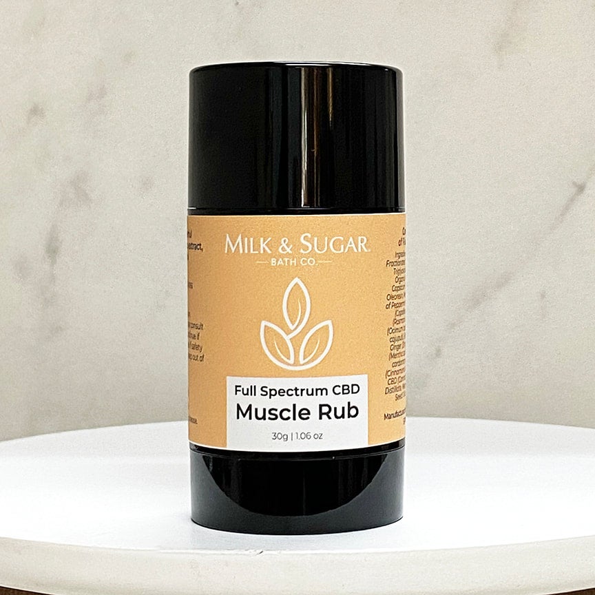 Full Spectrum CBD Muscle Rub | Milk & Sugar Bath Co.