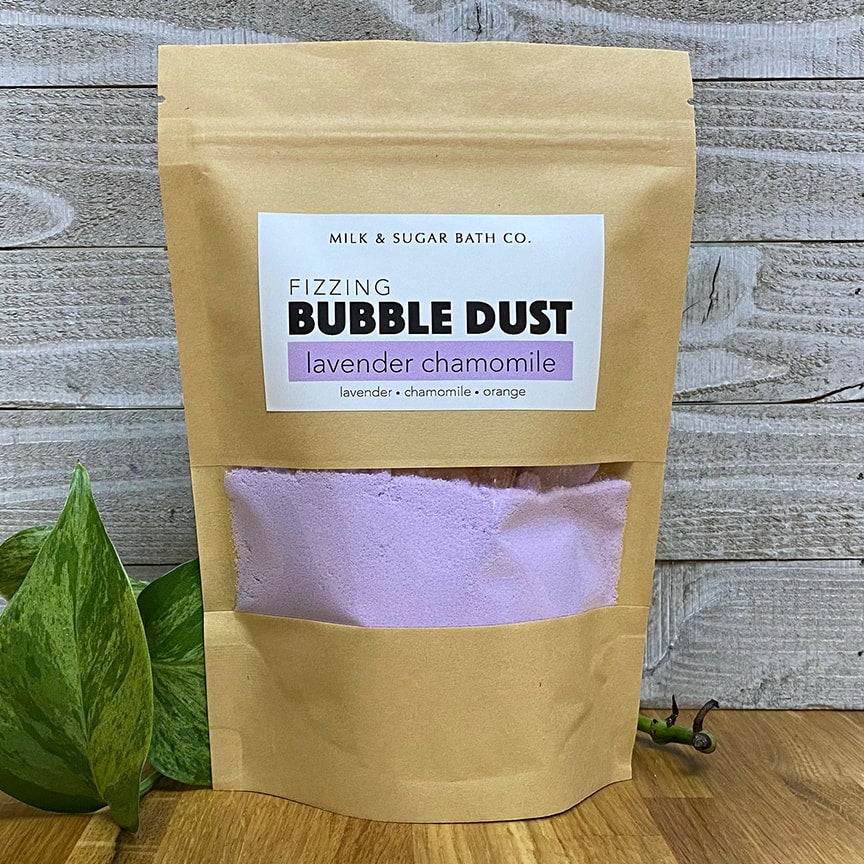 Lavender Chamomile Bubble Dust | Milk & Sugar Bath Co.