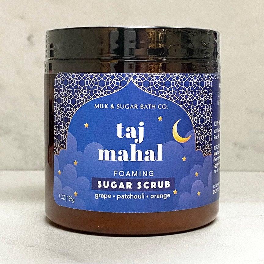 Taj Mahal Foaming Sugar Scrub | Milk & Sugar Bath Co.