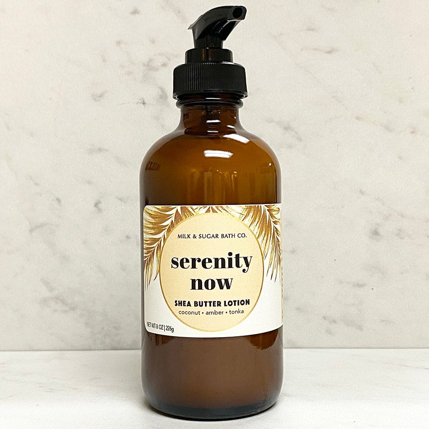 Serenity Now Shea Lotion | Milk & Sugar Bath Co.